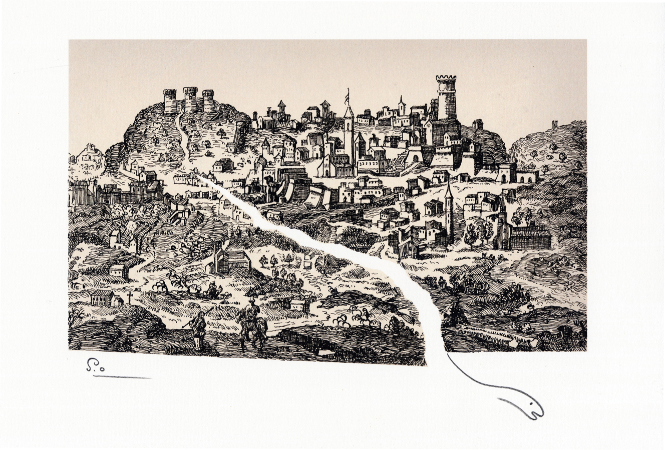 Snake in the medieval city | KOUICHI FINE ARTS